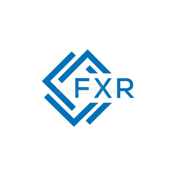 FXR Letter Logo Design on White Background. FXR Creative Circle Letter ...