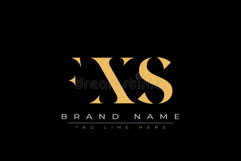 FXS Abstract Letter Logo Design Stock Vector - Illustration of business ...