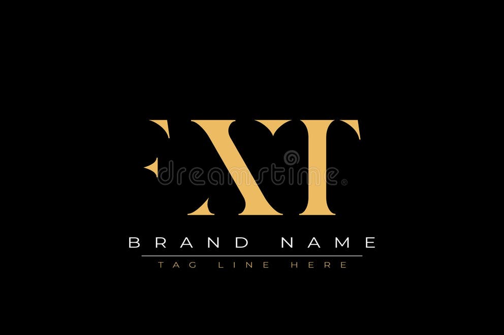 FXT Abstract Letter Logo Design Stock Vector - Illustration of abstract ...