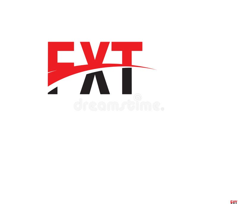 FXT Letter Initial Logo Design Vector Illustration Stock Vector ...