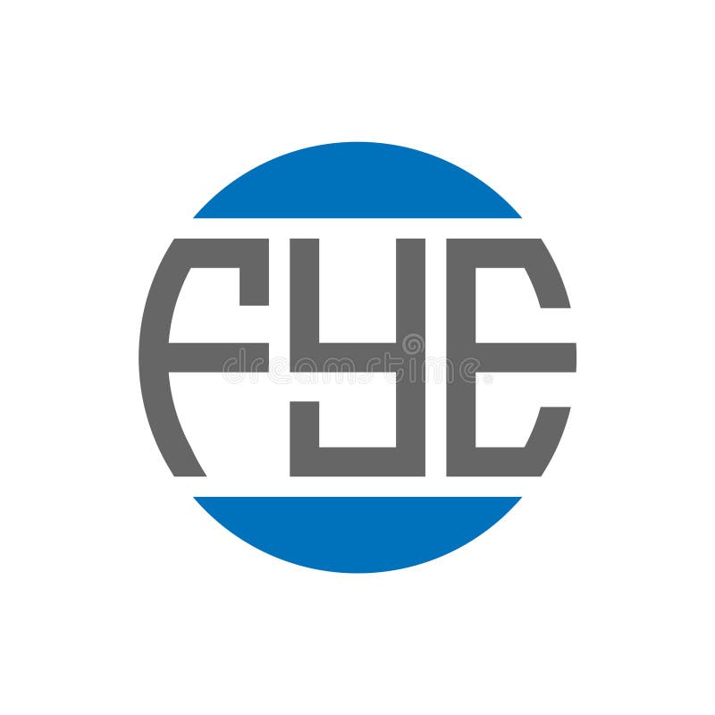 FYE Letter Logo Design on White Background. FYE Creative Initials ...