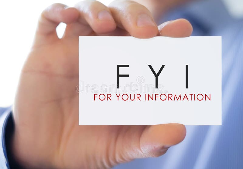 FYI stock photo. Image of intelligence, news, data, service - 61293840