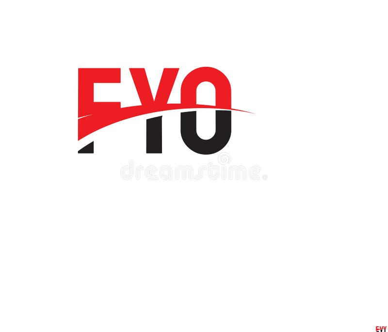 FYO Letter Initial Logo Design Vector Illustration Stock Vector ...