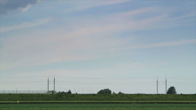 High Speed Train on a Overpass on the Way To KL City. Stock Video ...