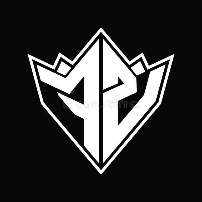 FZ Logo Monogram Design Template Stock Vector - Illustration of initial ...