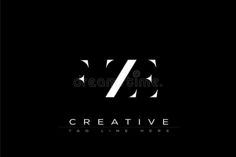 FZE Abstract Letter Logo Design Stock Vector - Illustration of business ...