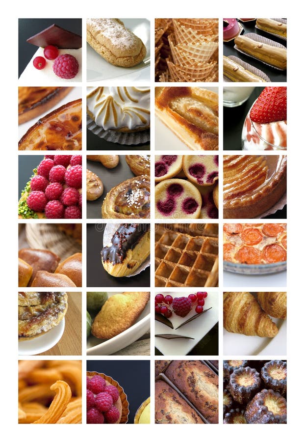 Desserts image stock. Image du appétissant, gâteaux, assiette - 23760339