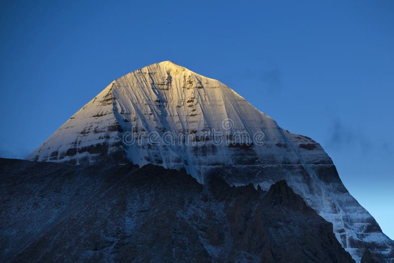 Święta Góra Kailash W Tybet Zdjęcie Stock - Obraz złożonej z szczyt ...