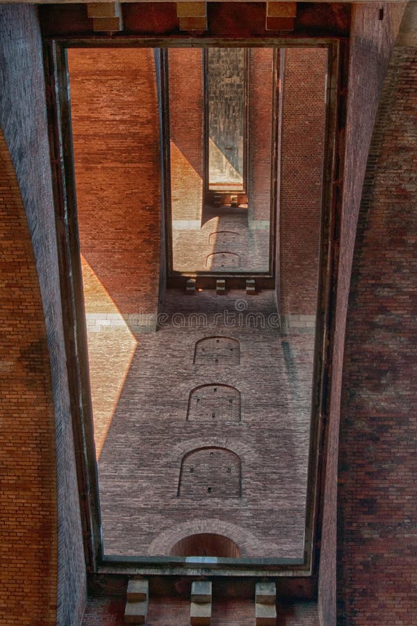 GÃ¶ltzsch Viaduct - the Largest Brick-built Bridge in the World Stock ...