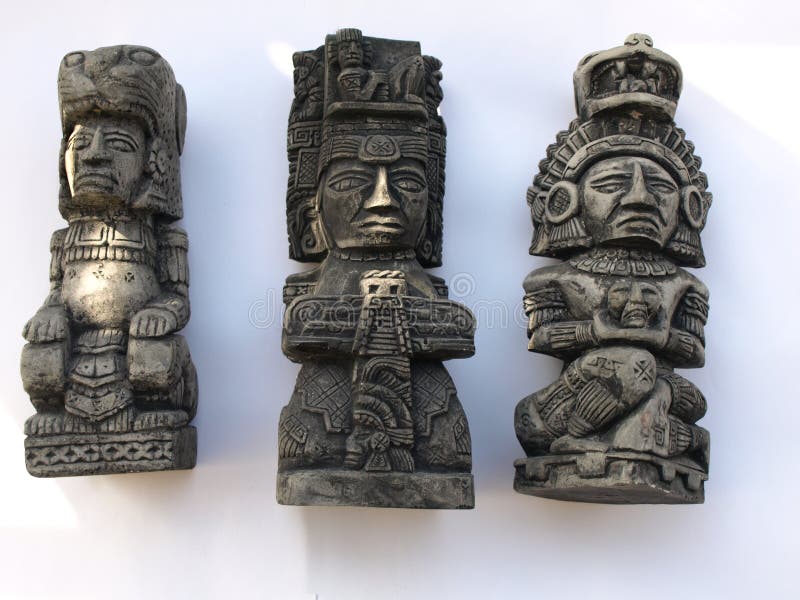 Götter stockfoto. Bild von abbildung, religion, drei, maya - 5151906