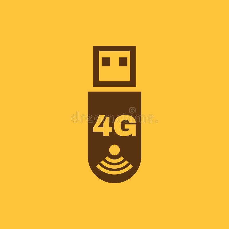 The 4g Adapter Icon. Transfer and Connection, Data, 4g Symbol. UI. Web ...