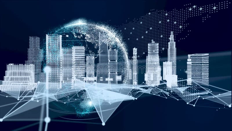 Hologram Typo TECHNOLOGY on CPU Chip Circuit, Grow Artificial ...