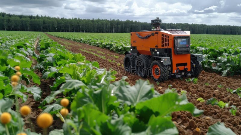 5G Autonomous Tractor Operating in the Agricultural Field, Future ...