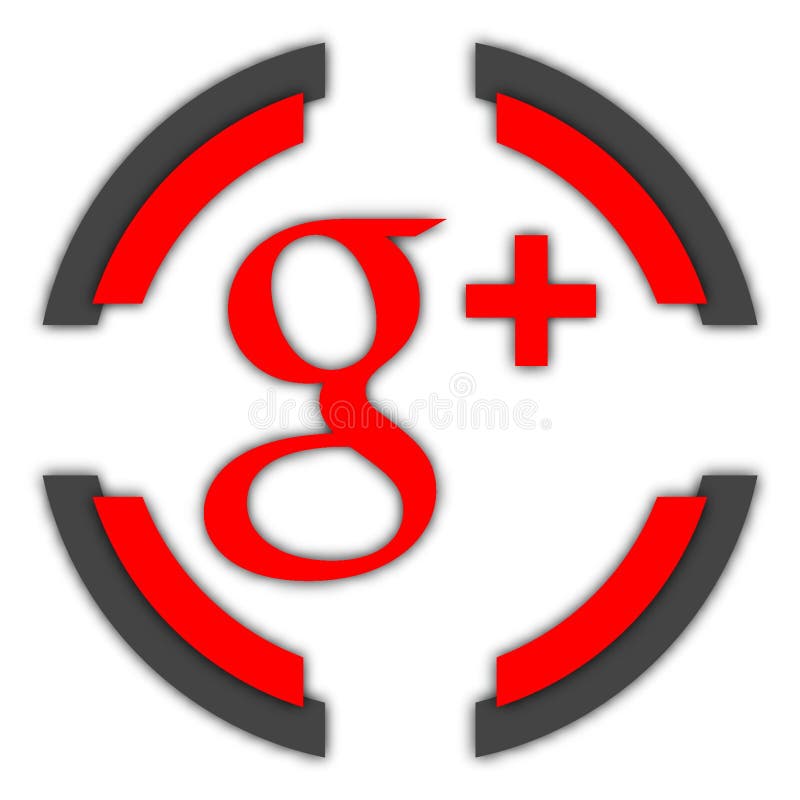 G+ button editorial photography. Illustration of social - 142416687