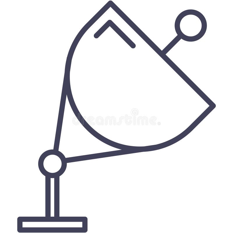 5g Cellular Antenna Icon Line Vector Illustration Stock Vector ...