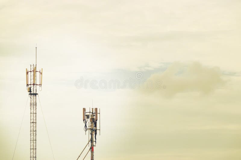 3G, 4G and 5G Cellular. Base Station or Base Transceiver Station ...