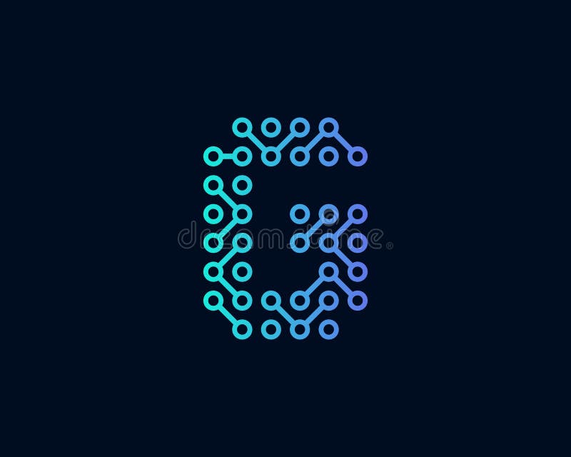 B Circuit Technology Letter and Number Logo Icon Design Stock Vector ...