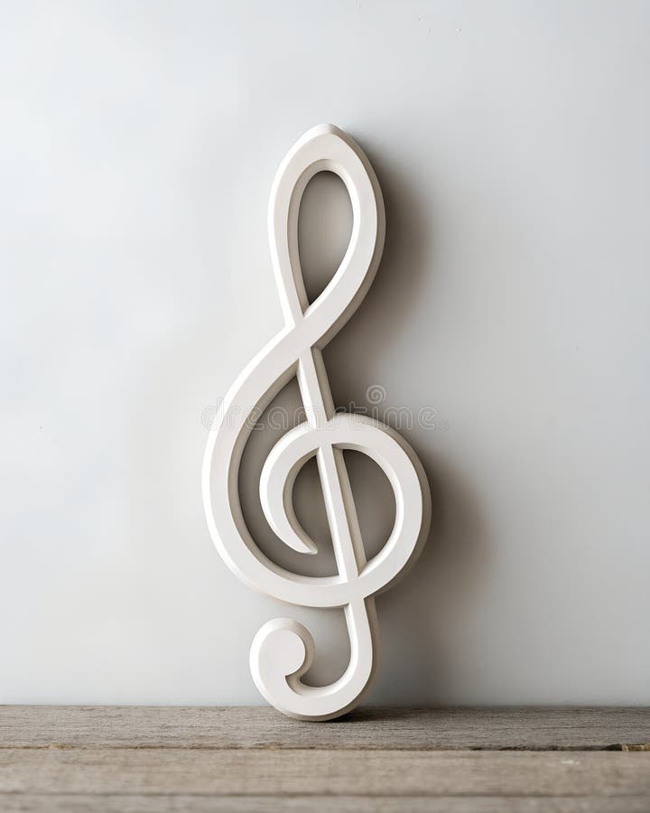 G Clef Icon – Simple and Elegant Musical Symbol Illustration Stock ...