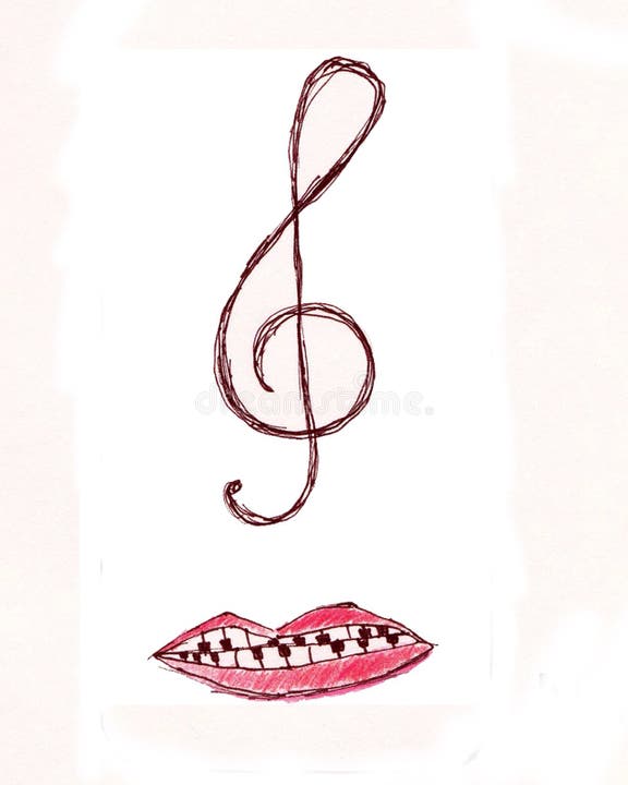 G clef stock image. Image of face, clef, music, gclef - 55714355