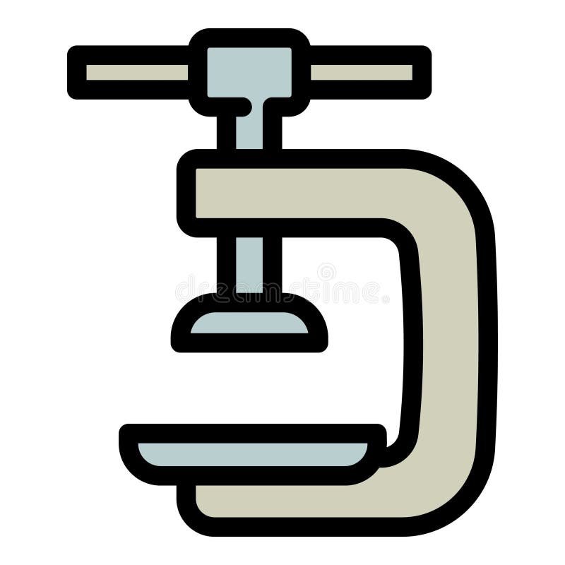 G Clip Icon Outline Vector. Carpenter Tool Stock Vector - Illustration ...