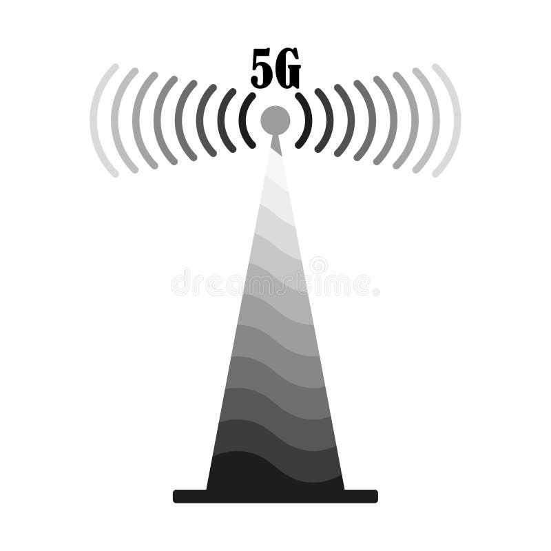 5g Communication Antenna Icon. Vector Illustration. Stock Picture Stock ...