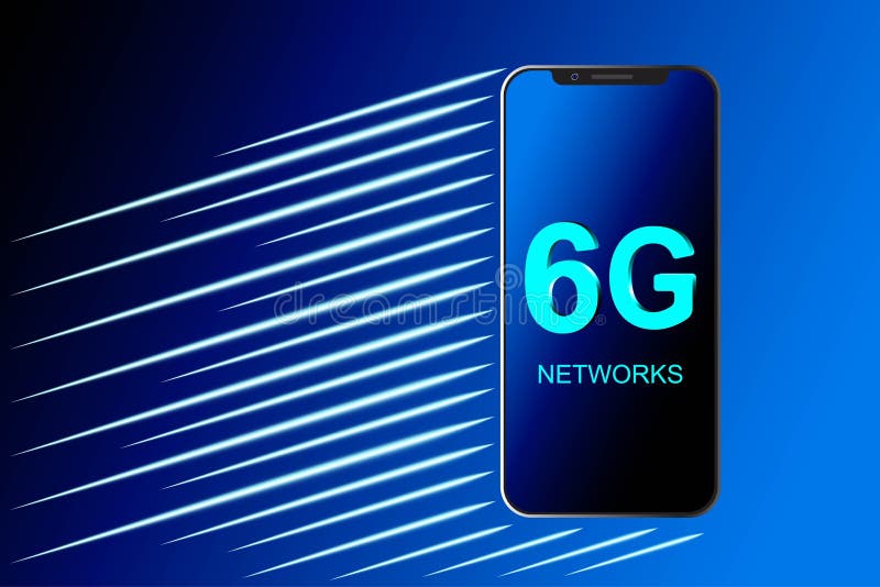 6G Communication Technology Stock Vector - Illustration of financial ...