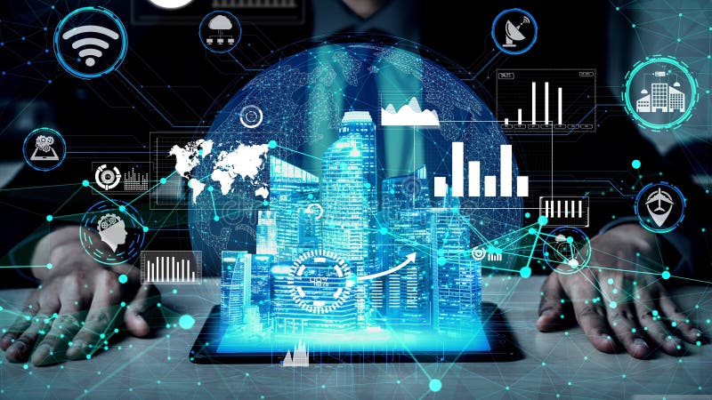 5G Communication Technology of Internet Network Conceptual Stock Photo ...