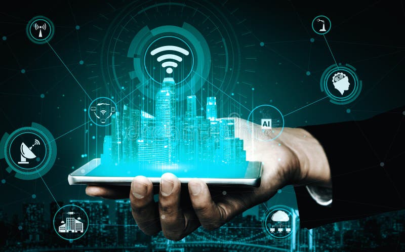 5G Communication Technology of Internet Network Uds Stock Photo - Image ...