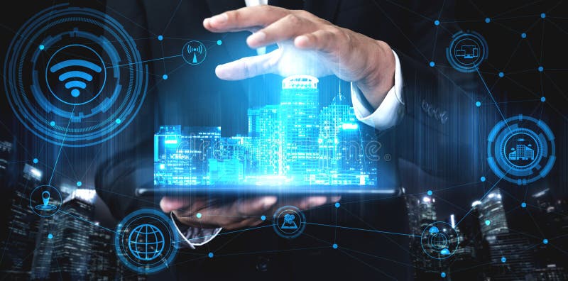 5G Communication Technology of Internet Network Stock Image - Image of ...