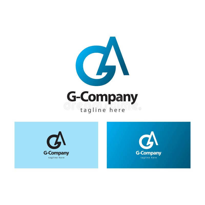 G Company Logo Vector Design Illustration Stock Vector - Illustration ...