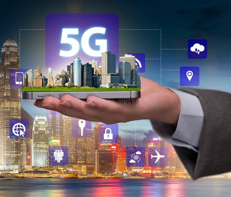 5g Concept of Internet Connection Technology Stock Photo - Image of ...