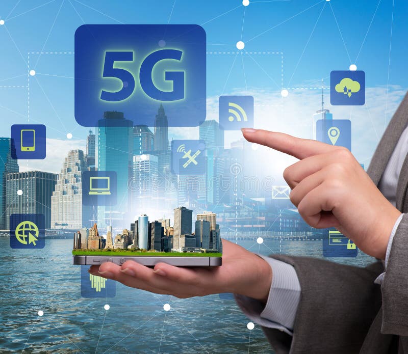 5g Concept of Internet Connection Technology Stock Photo - Image of ...