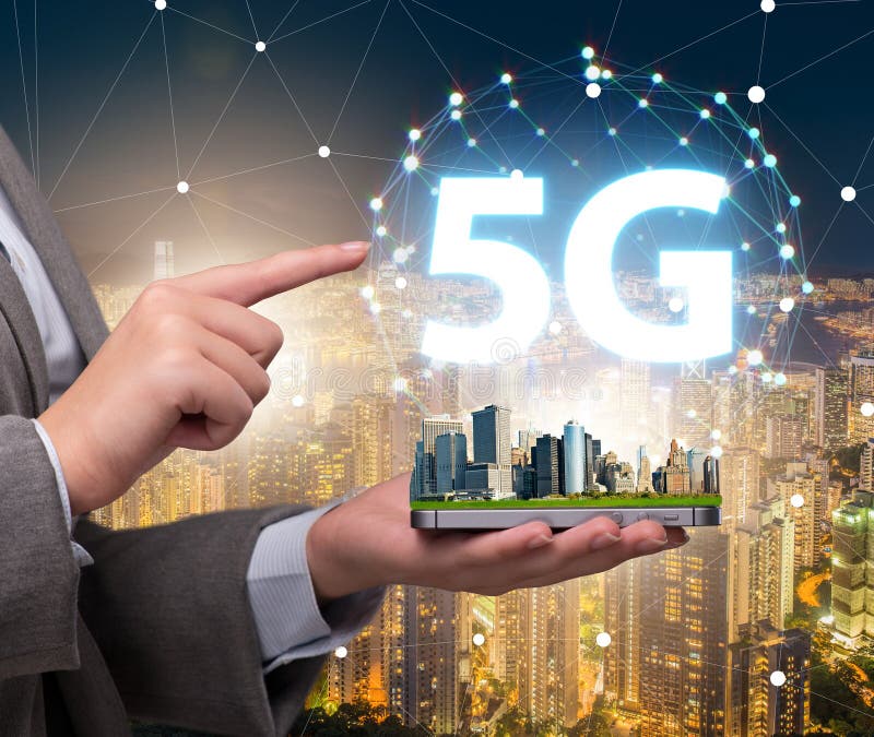 5g Concept of Internet Connection Technology Stock Photo - Image of ...