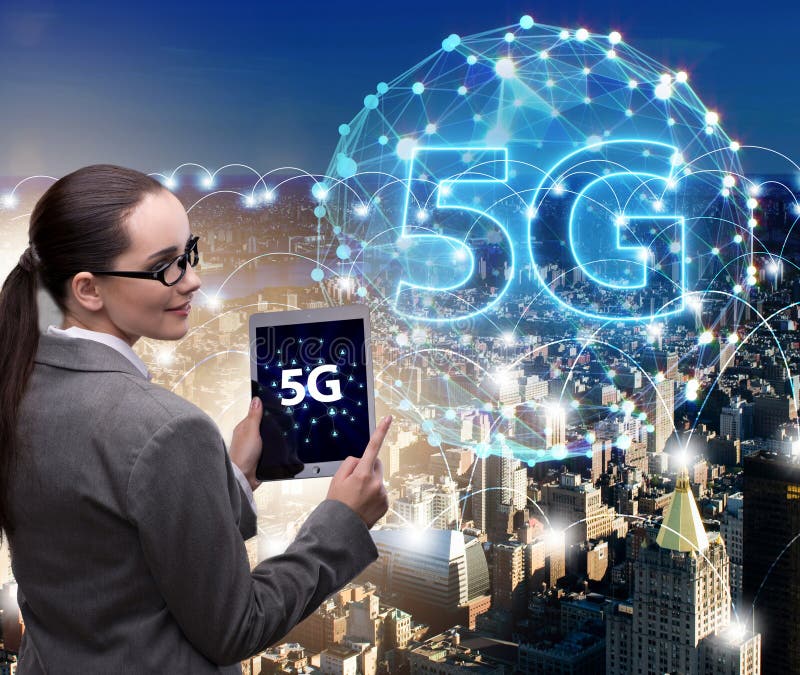 5g Concept of Internet Connection Technology Stock Image - Image of ...