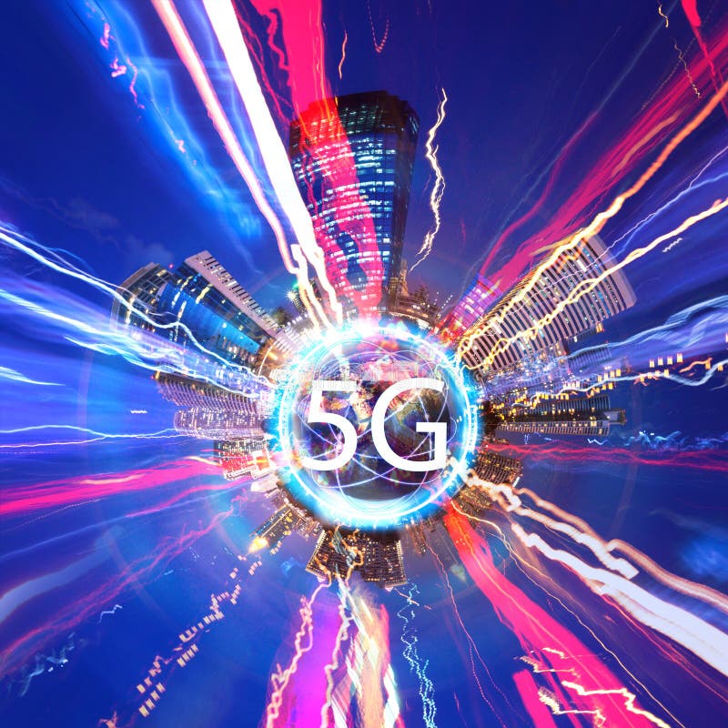 5g Concept of Internet System Stock Photo - Image of connection, media ...