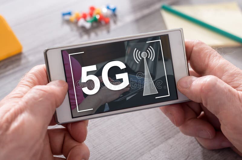 5G Fast Wireless Internet Connection Communication Mobile Technology ...