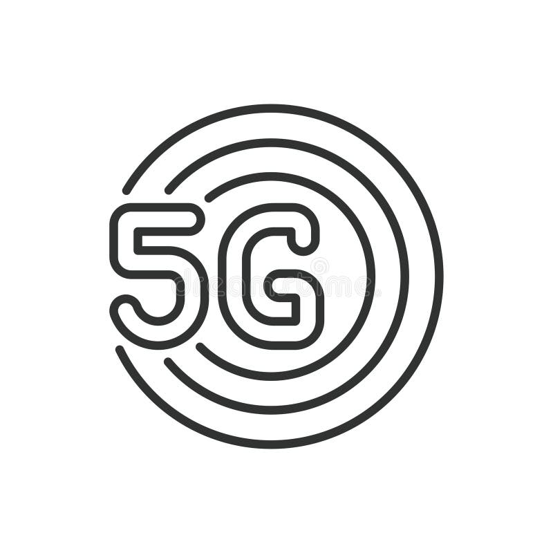 5G Coverage Icon Line Design.5g, Coverage, Icon, Mobile, Wireless ...