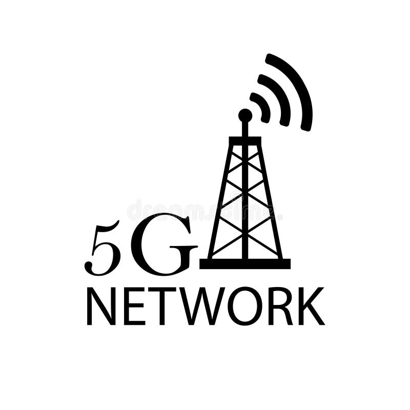 5G Design Logo Concept. Network Logo - Vector - Vector Stock ...