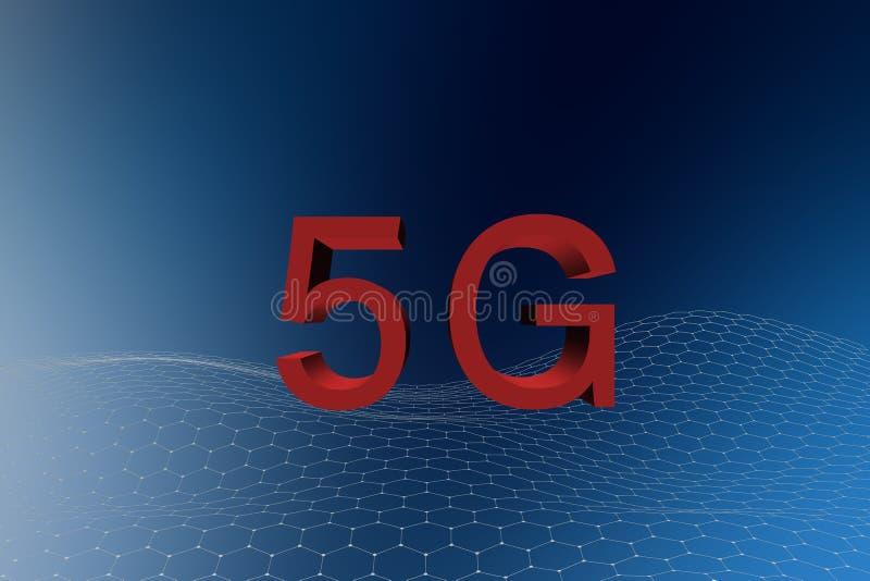 5g Fast Next Generation Internet a Speed Stock Illustration ...