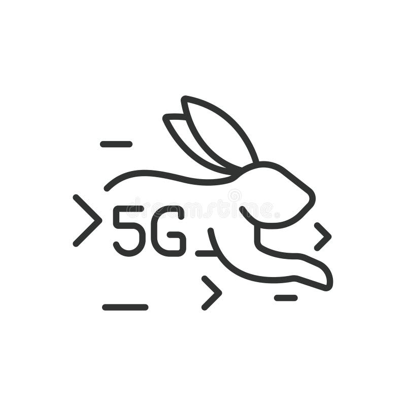 Speed Rabbit Logo Template Vector. Logo that Symbolizes Rabbits with ...