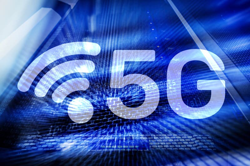 5G Fast Wireless Internet Connection Communication Mobile Technology ...