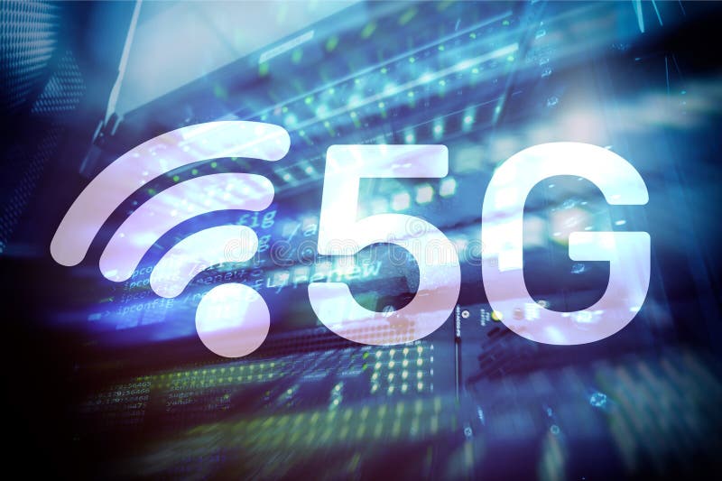 5G Fast Wireless Internet Connection Communication Mobile Technology ...