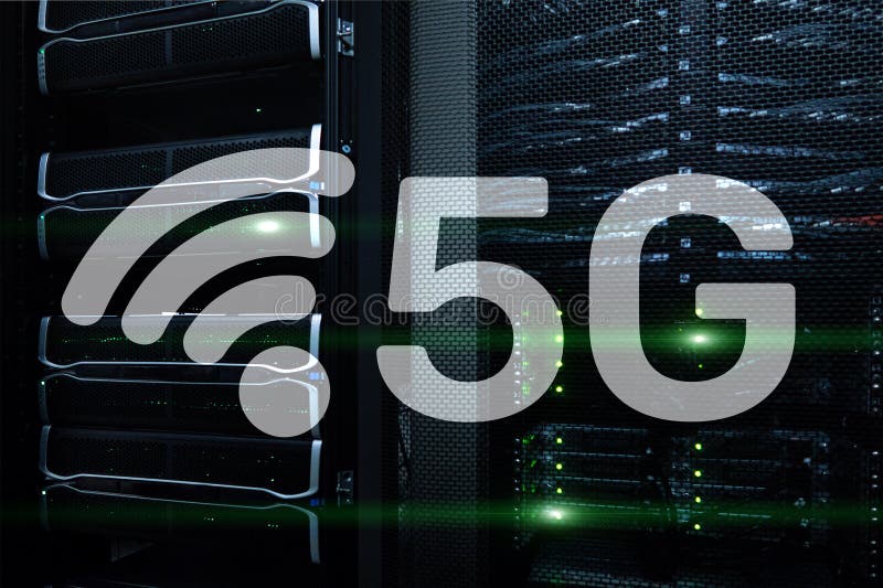 5G Fast Wireless Internet Connection Communication Mobile Technology ...