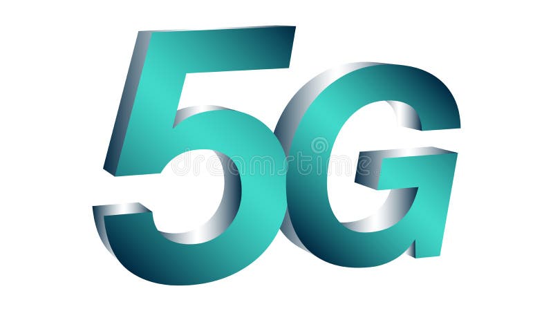 5g Fifth Generation of Mobile Connections Vector Symbol Stock Vector ...