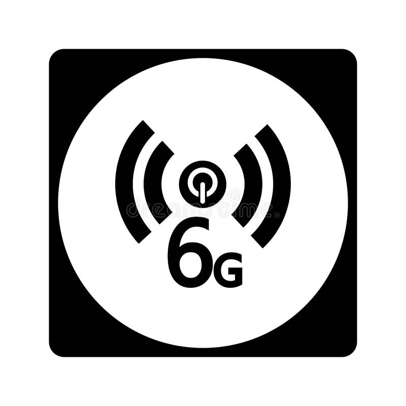 6g stock vector. Illustration of communication, modern - 162353897