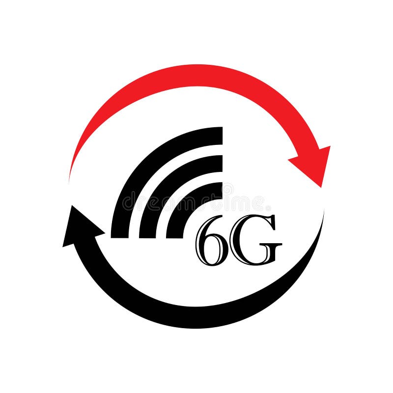 6g stock illustration. Illustration of cellular, white - 162355742