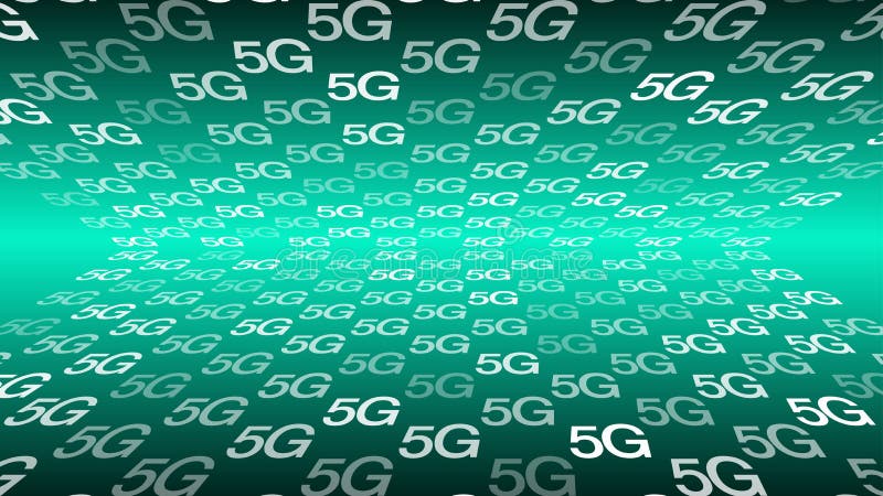 5G Global Network Symbol, High Speed Signal for Mobile Industry Stock ...