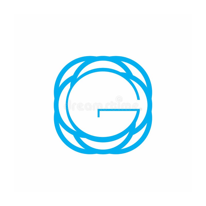 G, GO, OG, Global G Network Initials Geometric Logo Stock Vector ...