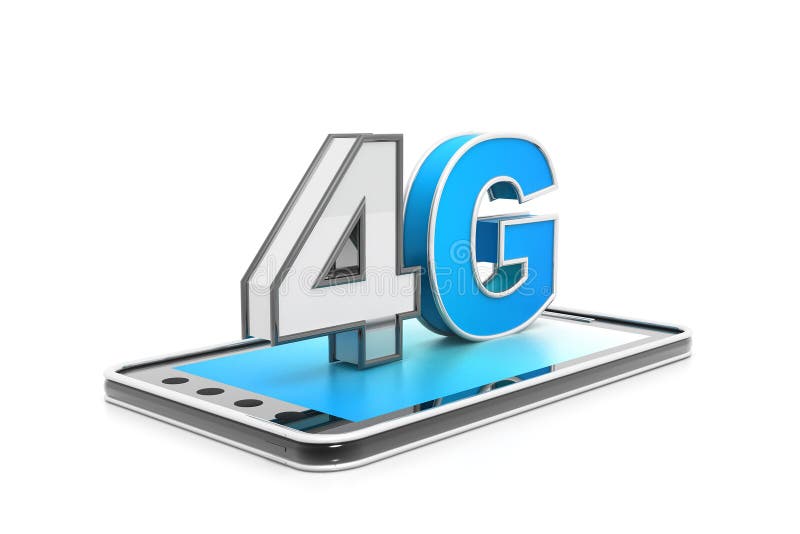 4g High Speed Internet Concept Stock Illustration - Illustration of ...
