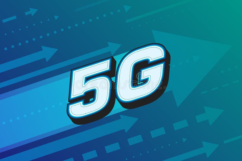 5G High Speed Internet Technology. Vector Illustration Stock ...